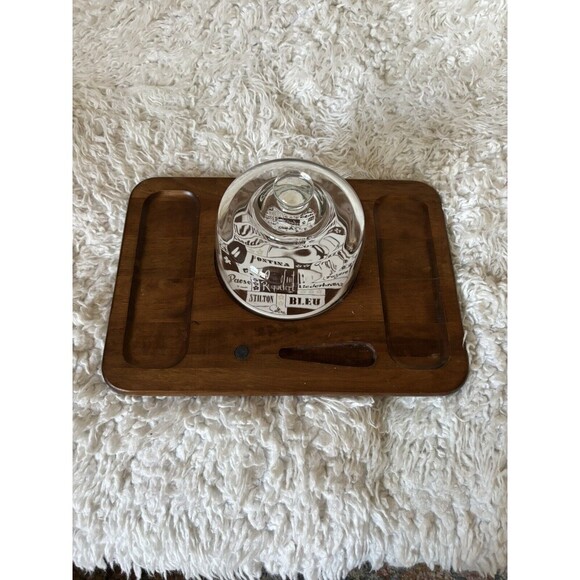 Dining | Vintage Mcm 15x11 Wood Cheese Board Charcuterie Tray Cheese ...